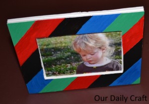 Make Easy Picture Frames for Gifts with Elmer's Foam Board - Our Daily ...