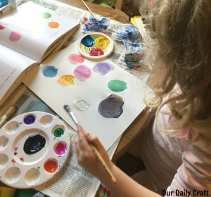Making Art with Mix it Up - Our Daily Craft