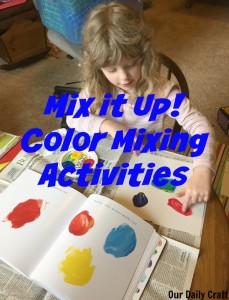 Making Art with Mix it Up - Our Daily Craft
