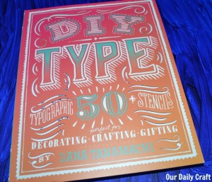 Make Word Art with Scrapbook Paper and Paint - Our Daily Craft