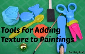 Found Object Print Making with Kids - Our Daily Craft