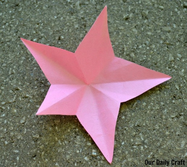 Make One-Cut Paper Stars from Kids' Artwork {Iron Craft Challenge ...