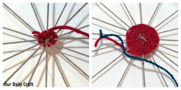 Paper Plate Weaving - Our Daily Craft