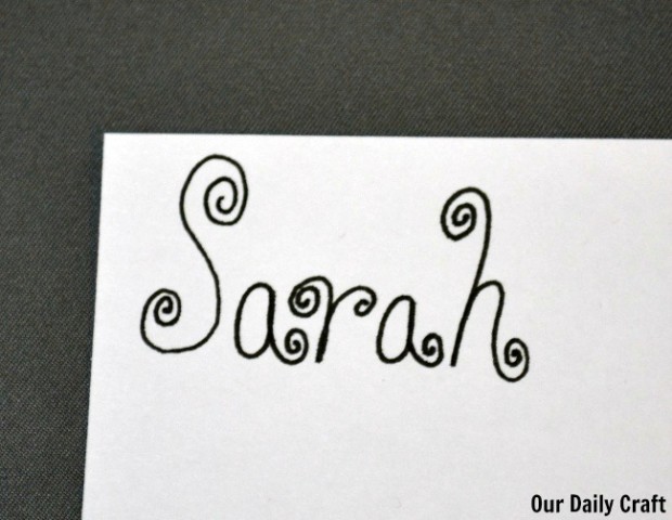 Play with Hand Lettering - Our Daily Craft
