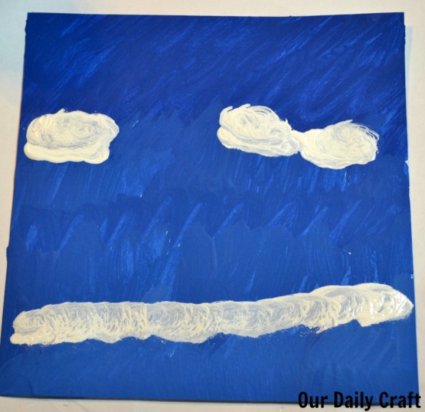Paint the Sky {Craft Challenge, Day 129} - Our Daily Craft