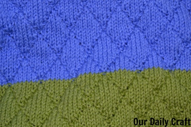 Blue Bells Baby Blanket Knitting Pattern - Our Daily Craft