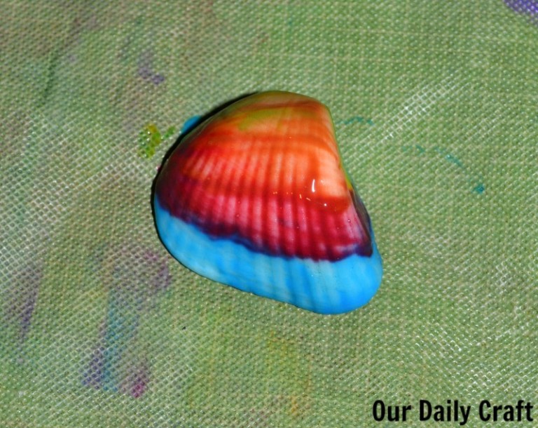 Painting with Shells and On Shells - Our Daily Craft