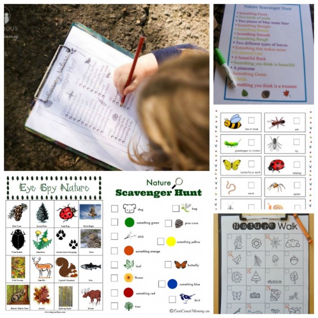 Have Fun as a Family with Nature Scavenger Hunts - Our Daily Craft