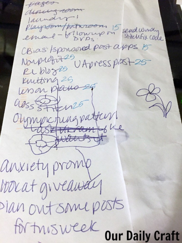 How to Deal with a Massive To-Do List - Our Daily Craft