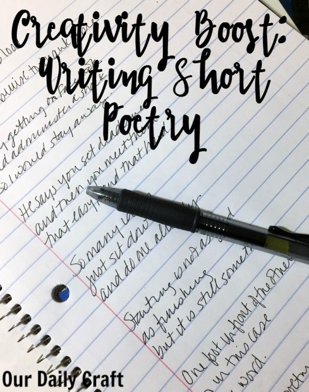 Creativity Boost: Writing Short Poetry - Our Daily Craft