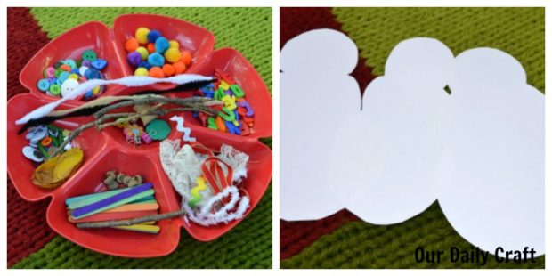 Found-Object Snowman Activity - Our Daily Craft