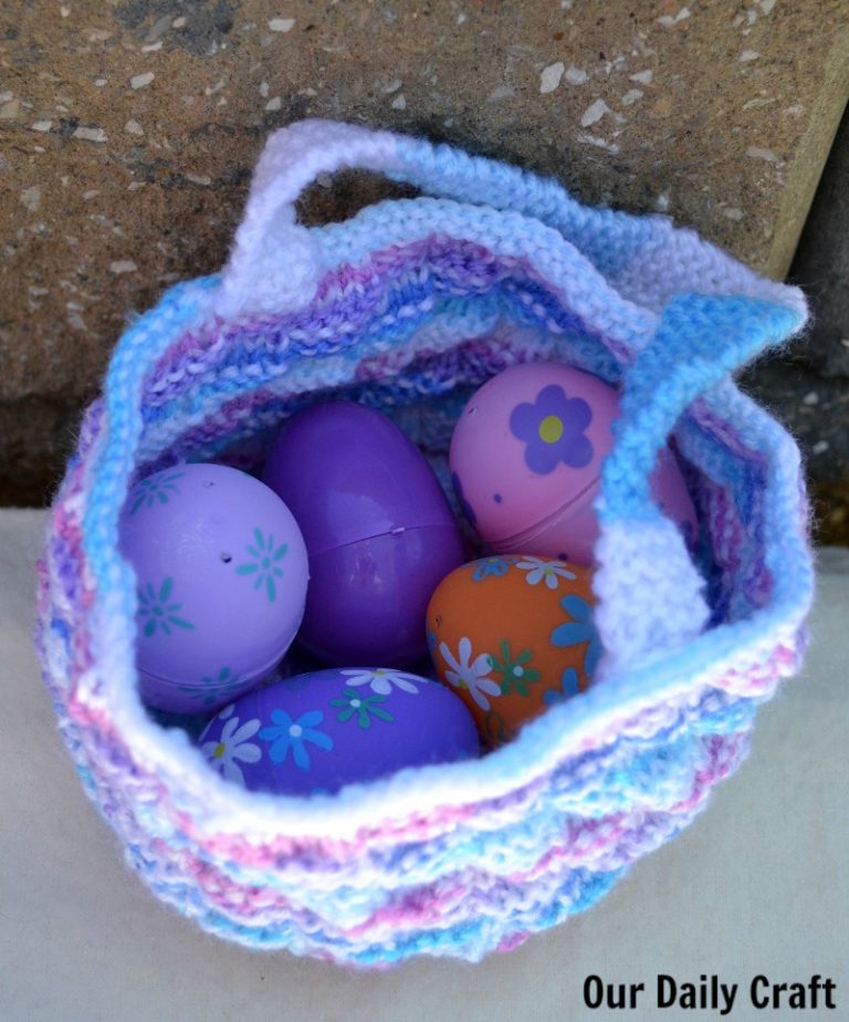 Easter Basket Knitting Patterns - Our Daily Craft