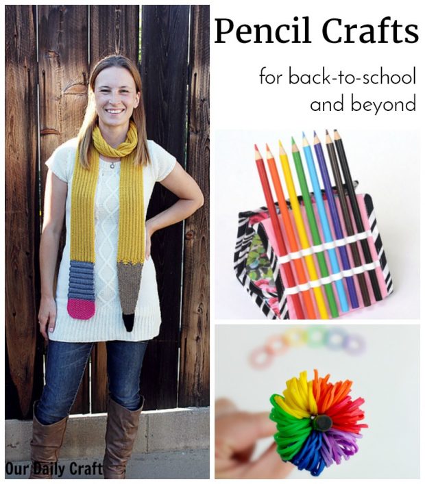 Fun Pencil Crafts for Back to School and Beyond - Our Daily Craft