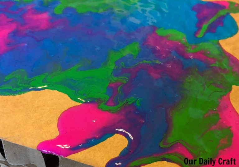 Homemade Paint Pouring Medium Recipe - Our Daily Craft