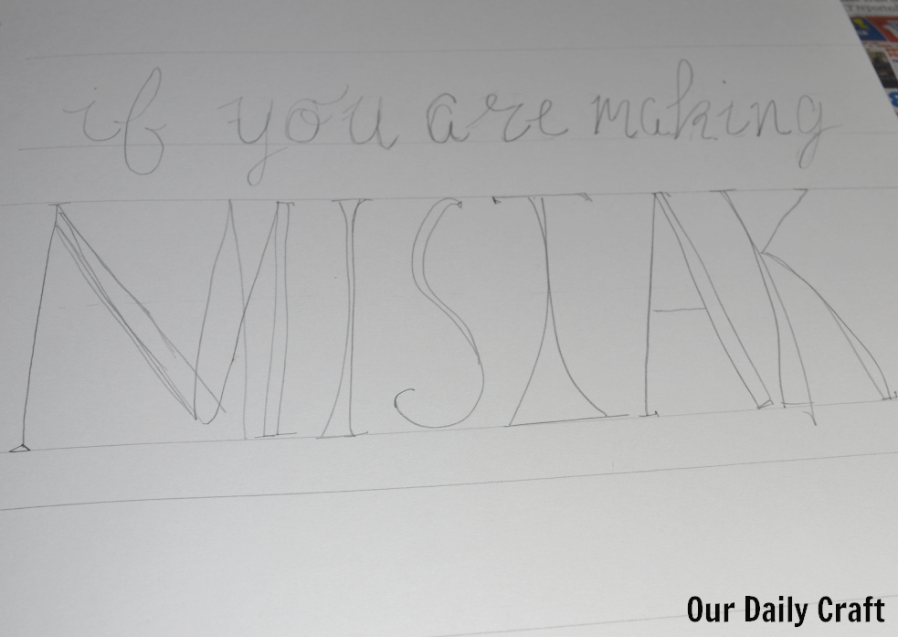 Your Quick Start Guide to Learn Hand Lettering - Our Daily Craft