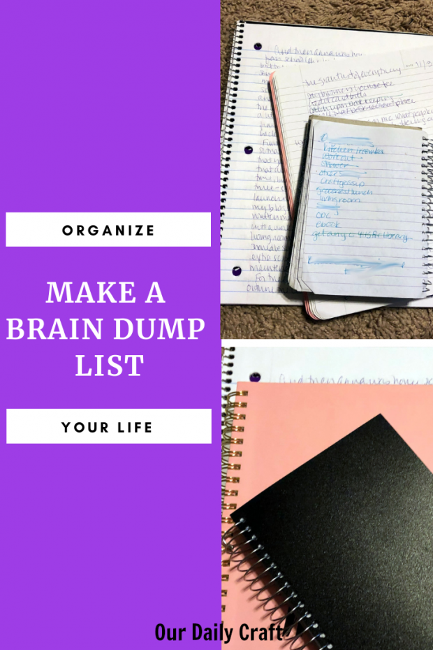 Make a Brain Dump List to Boost Your Productivity - Our Daily Craft