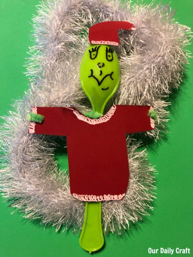 Make an Easy Grinch Craft for Kids - Our Daily Craft