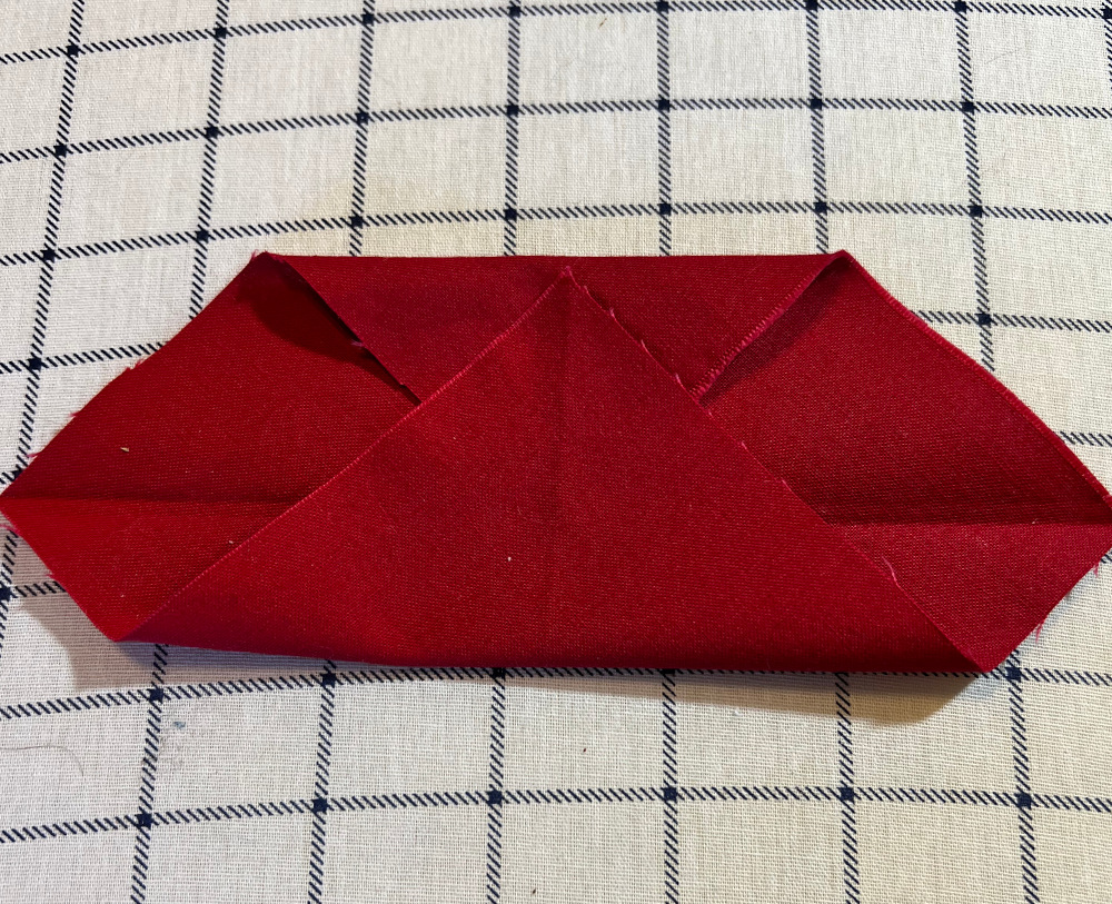 Easy Origami Fabric Hearts - Our Daily Craft