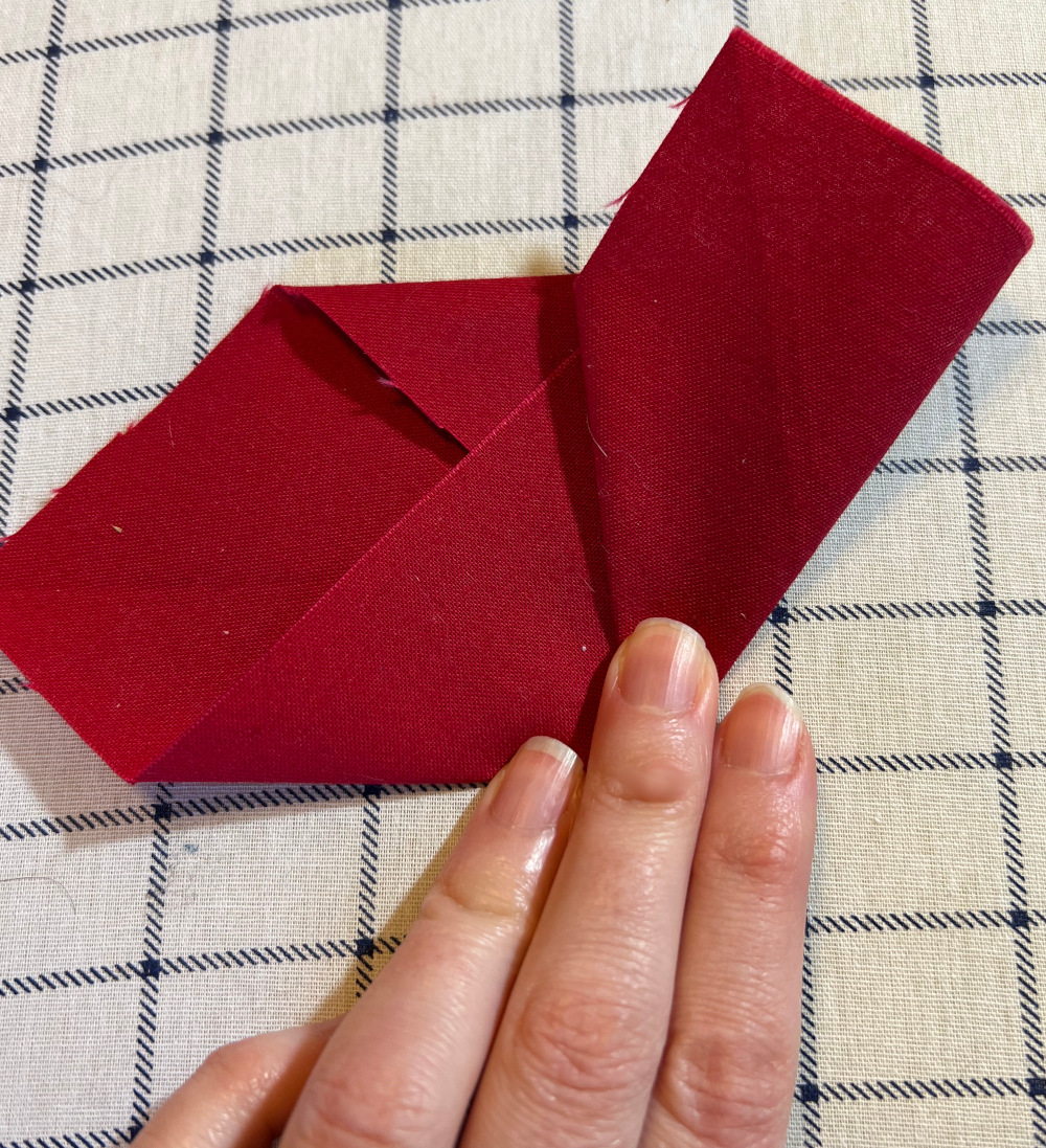 Easy Origami Fabric Hearts - Our Daily Craft