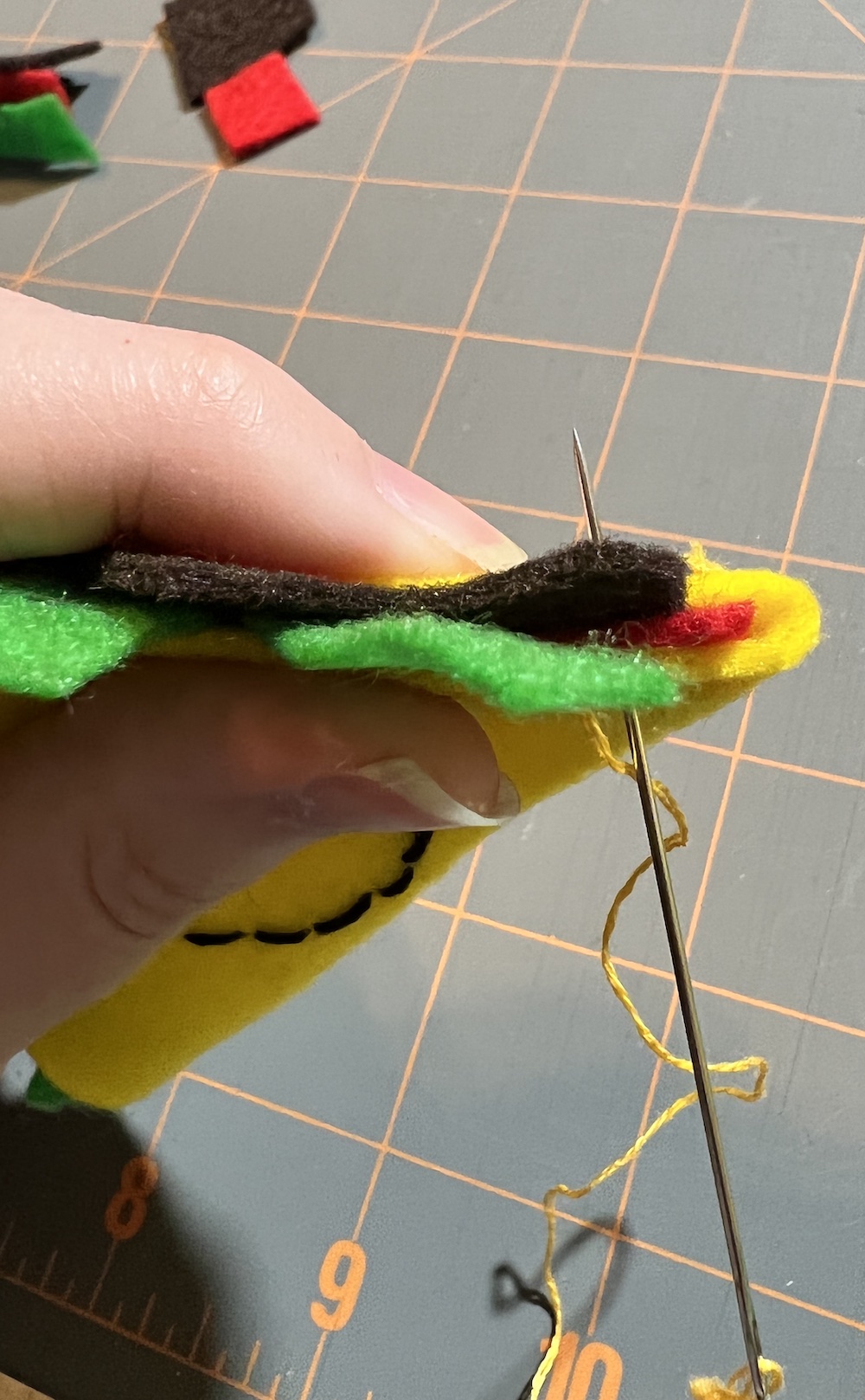 DIY Felt Taco Ornament - Our Daily Craft