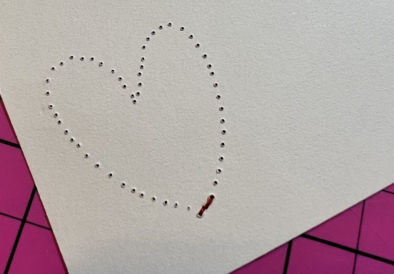 How to Embroider on Paper - Our Daily Craft