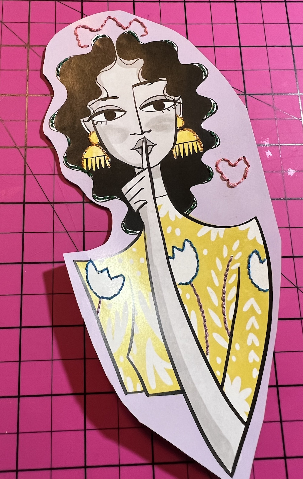 How to Embroider on Paper - Our Daily Craft