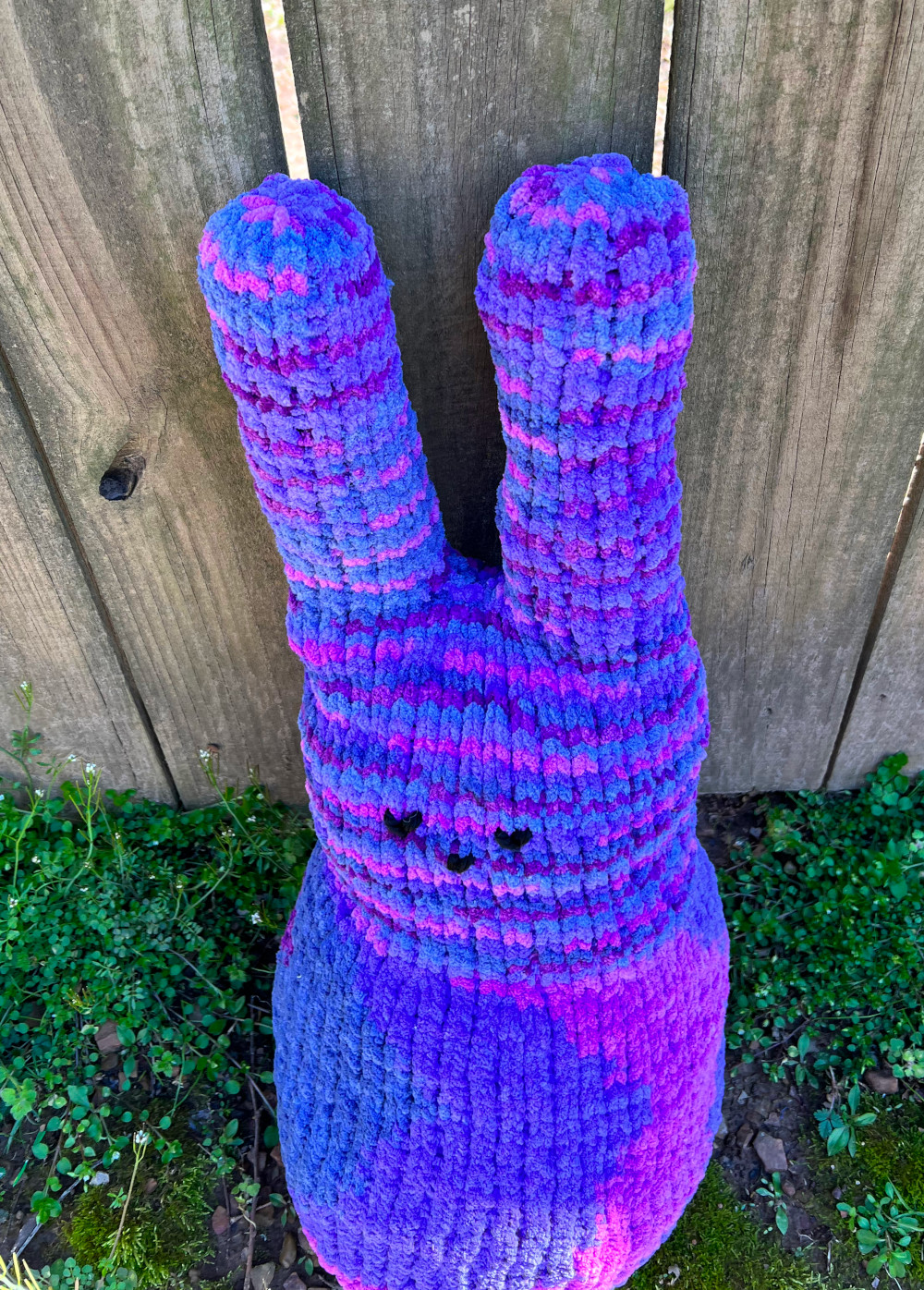 Giant Peep Bunny Knitting Pattern - Our Daily Craft