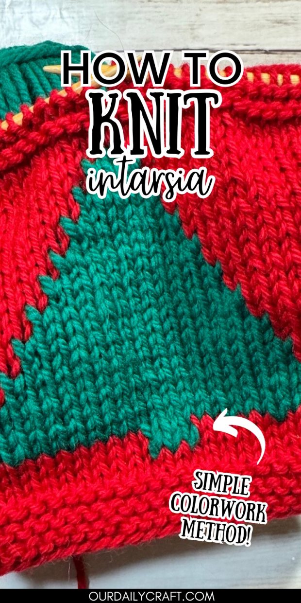 How to Knit Intarsia - Our Daily Craft
