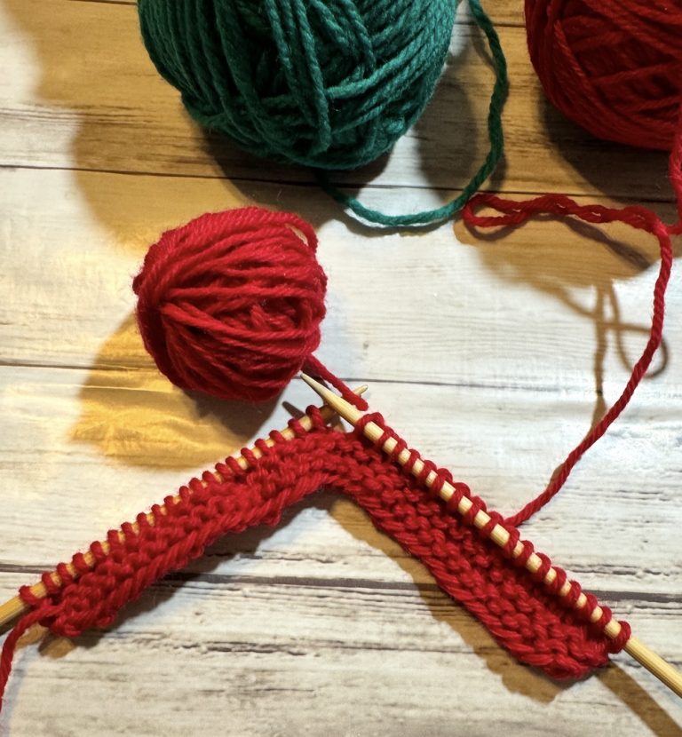 How to Knit a Flat Panel on a Sentro or Addi - Our Daily Craft
