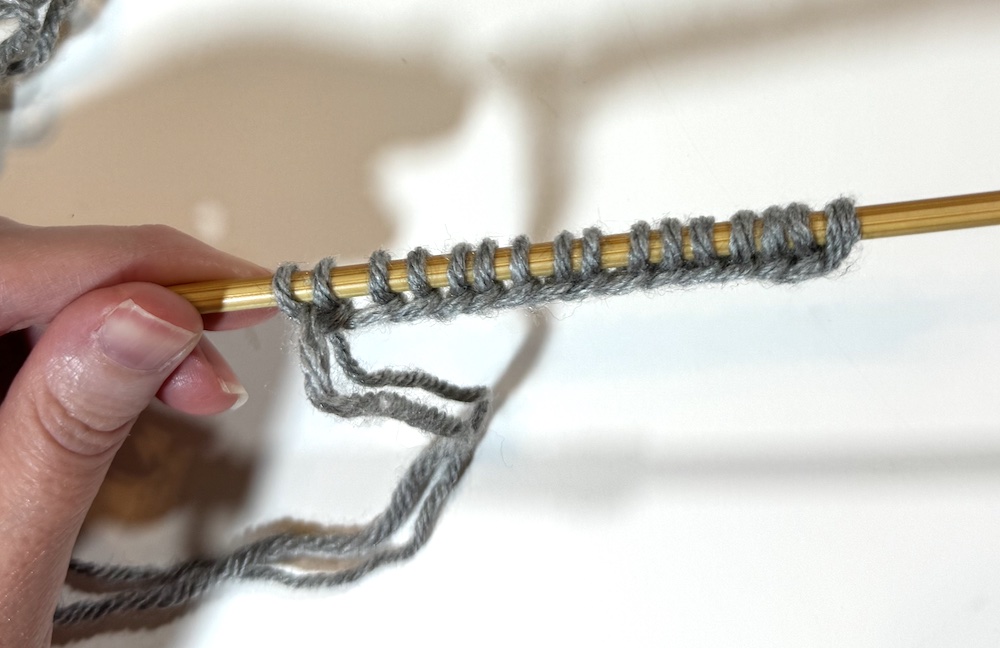 Long Tail Cast On Knitting Tutorial - Our Daily Craft