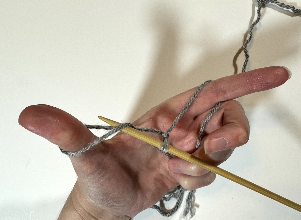 Long Tail Cast On Knitting Tutorial - Our Daily Craft