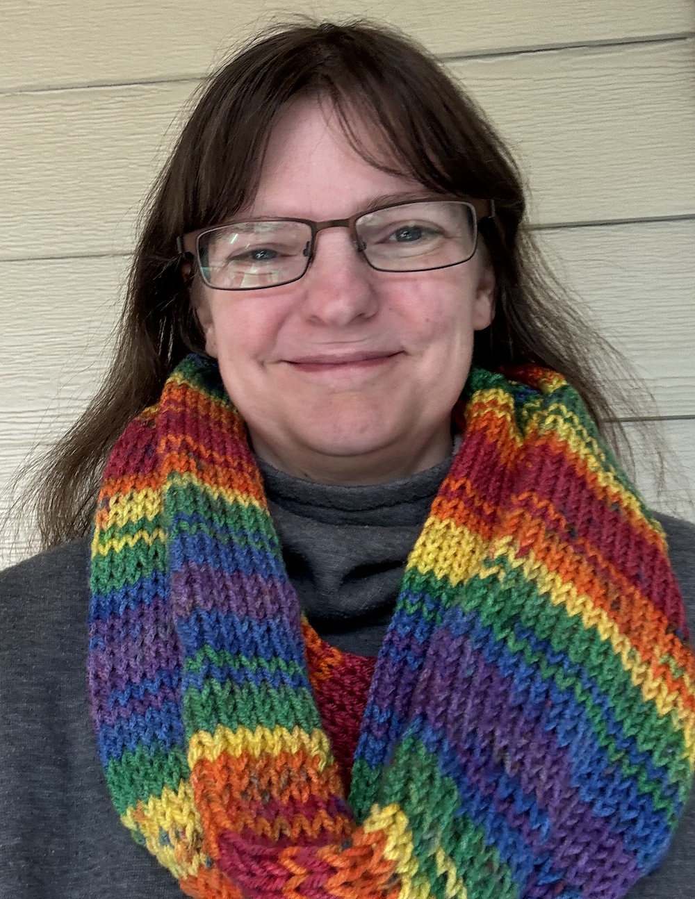 Loop Scarf Knitting Machine Pattern - Our Daily Craft