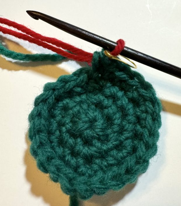 Simple Crochet Ball Christmas Ornament - Our Daily Craft