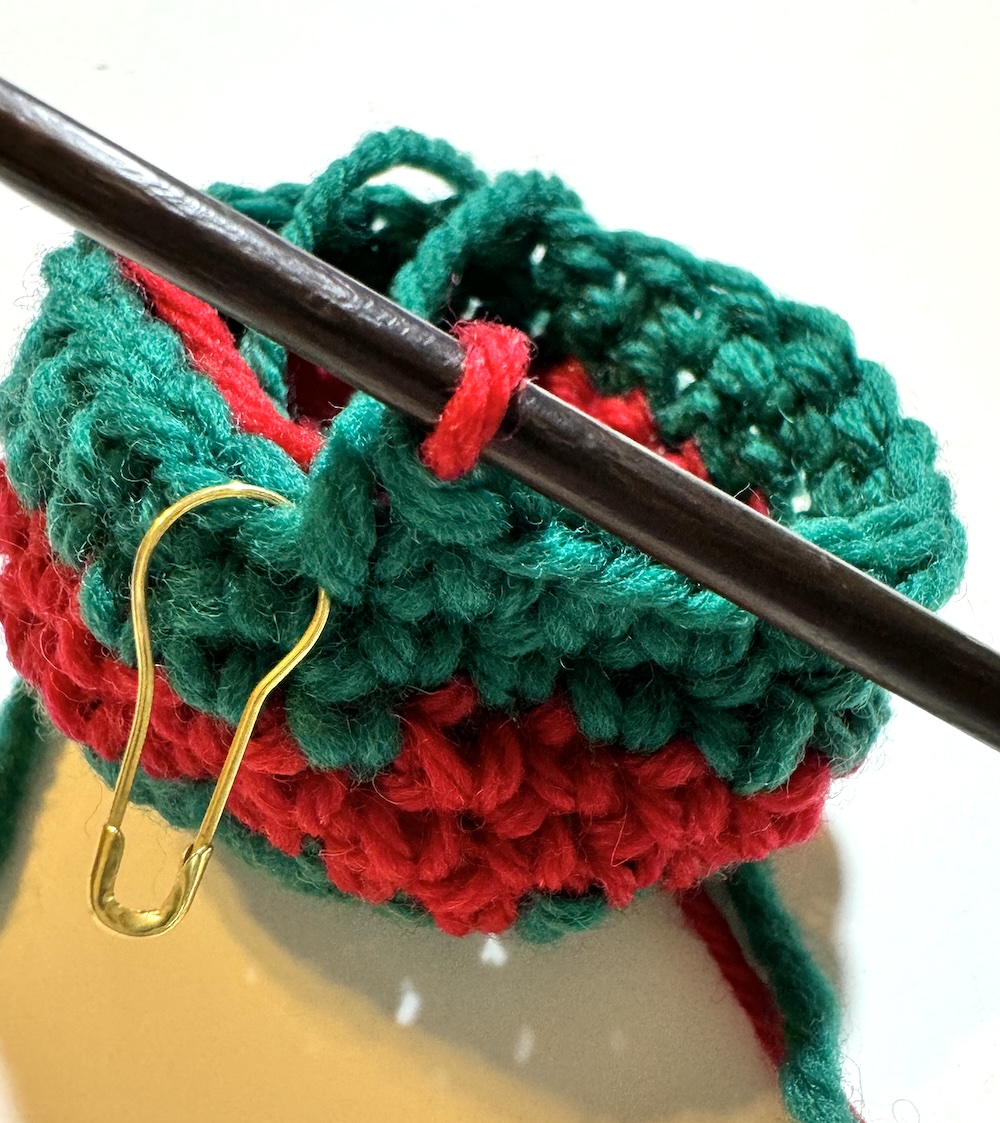 Simple Crochet Ball Christmas Ornament - Our Daily Craft
