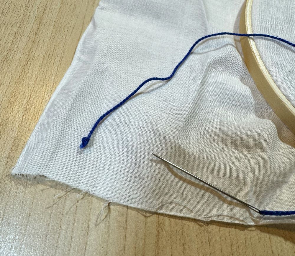 How to Make a French Knot - Our Daily Craft