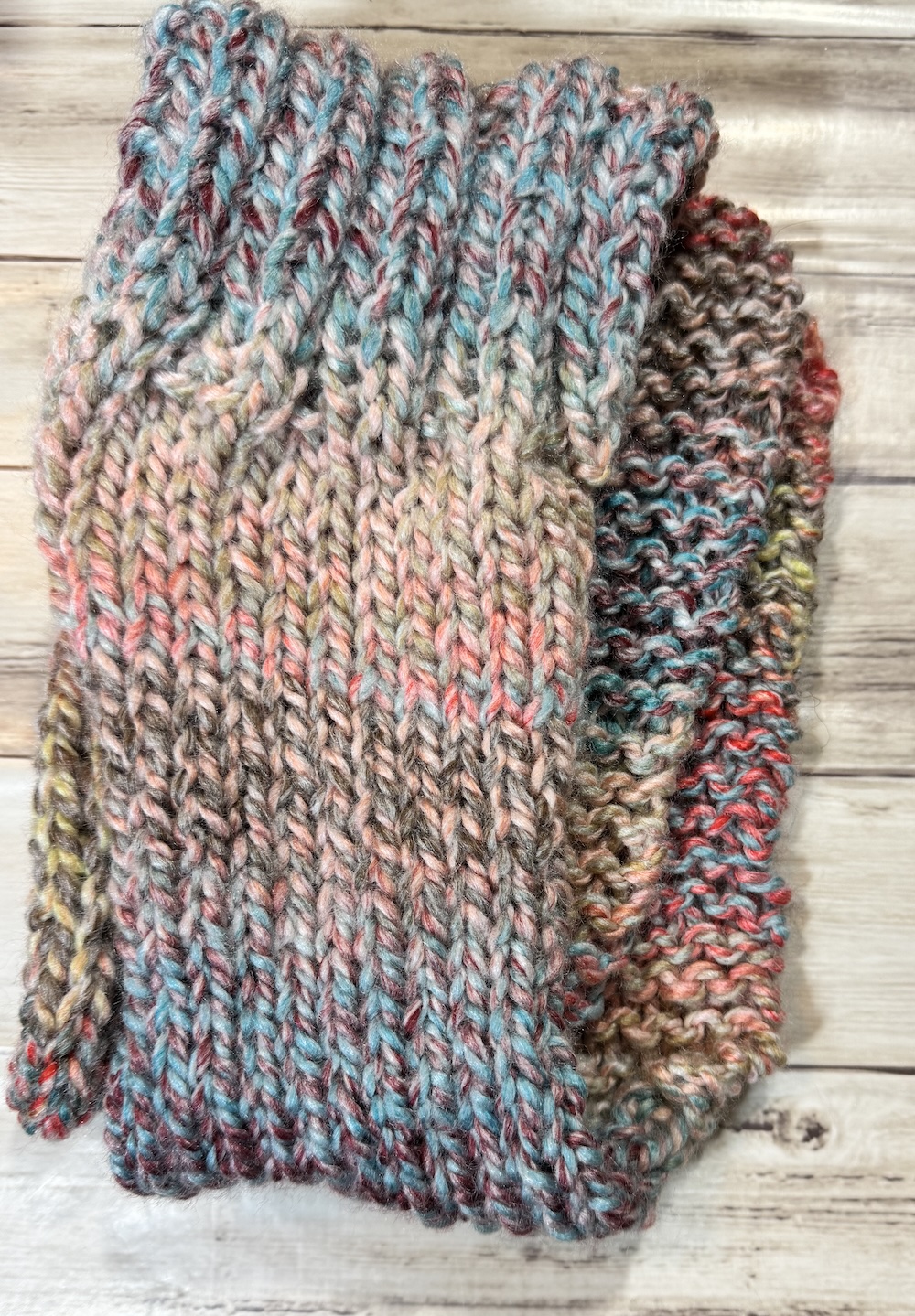 Sampler Scarf Knitting Pattern: An Easy Way to Learn to Knit - Our ...