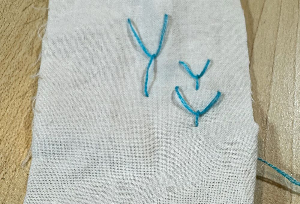 Feather Stitch and Fly Stitch Embroidery - Our Daily Craft