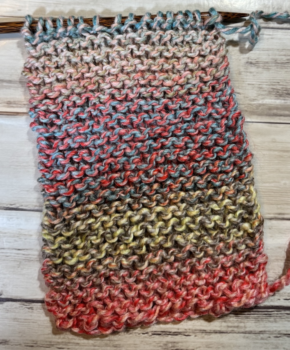 Sampler Scarf Knitting Pattern: An Easy Way to Learn to Knit - Our ...