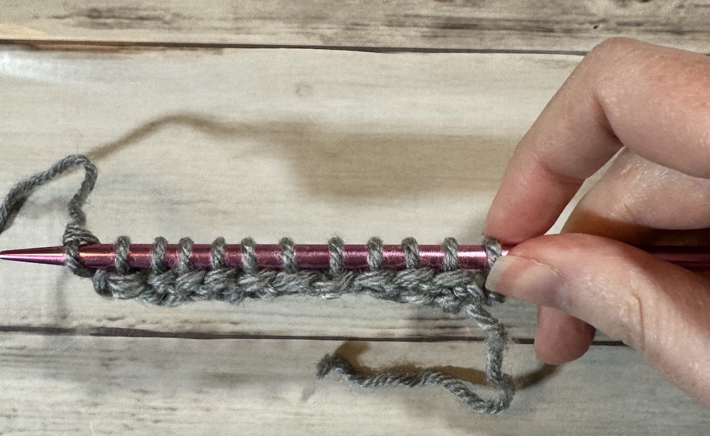 Learn to Knit: How to Make the Knit Stitch - Our Daily Craft