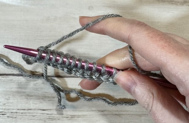 Learn to Knit: How to Make the Knit Stitch - Our Daily Craft