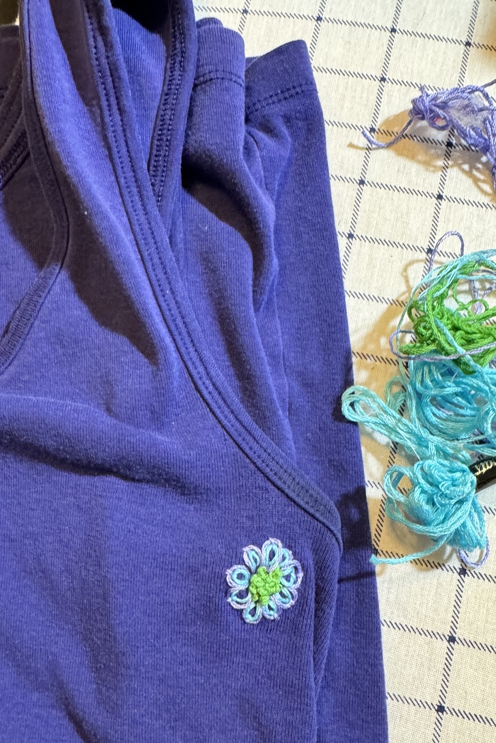 Visible Mending Embroidery Project - Our Daily Craft