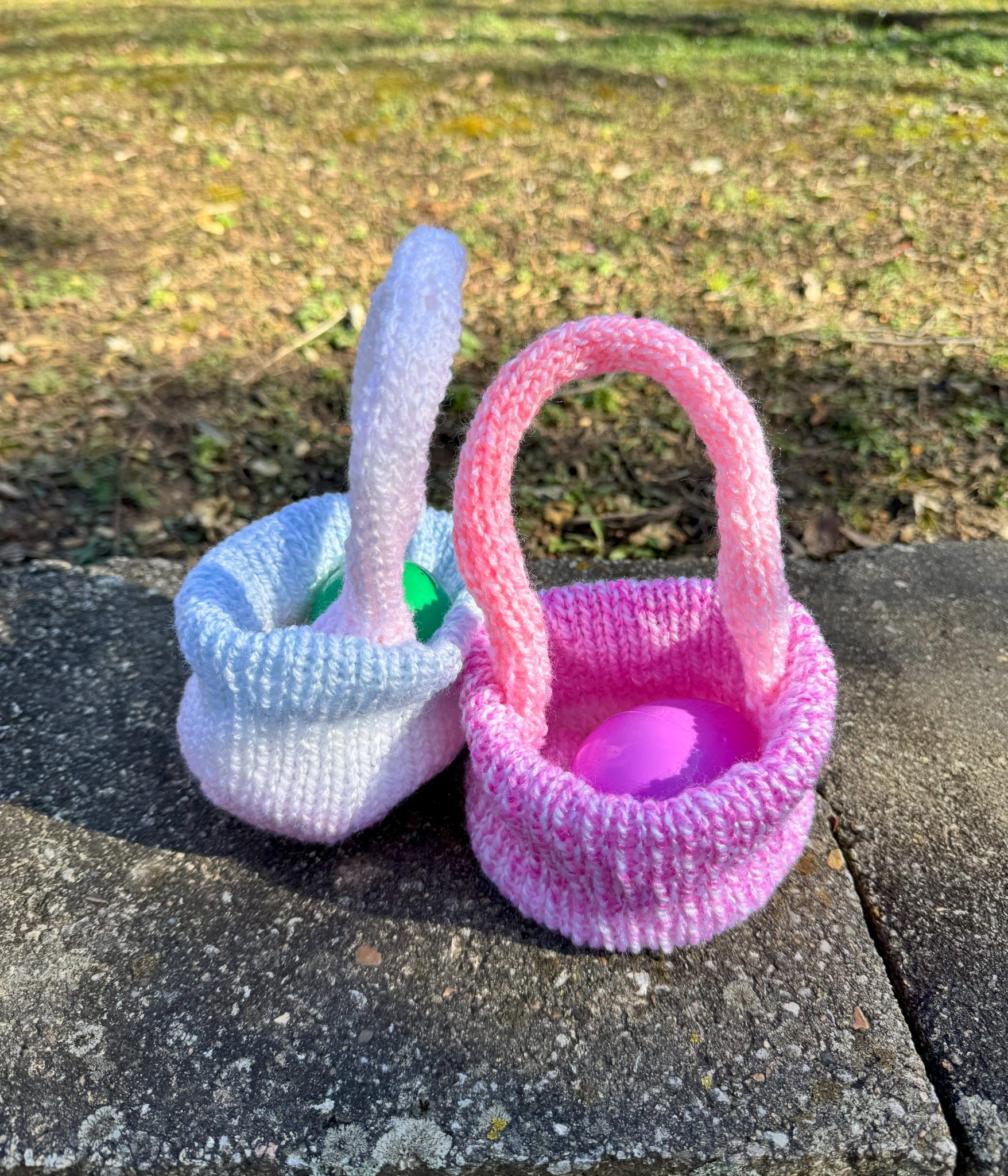Sentro Easter Basket Knitting Pattern - Our Daily Craft