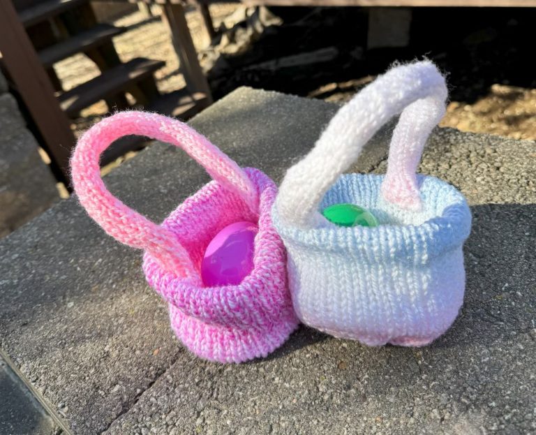 Sentro Easter Basket Knitting Pattern - Our Daily Craft