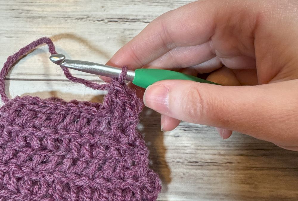 How to Crochet Straight Edges with Stacked Stitches - Our Daily Craft