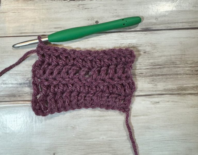 How to Make the Double Crochet Stitch - Our Daily Craft