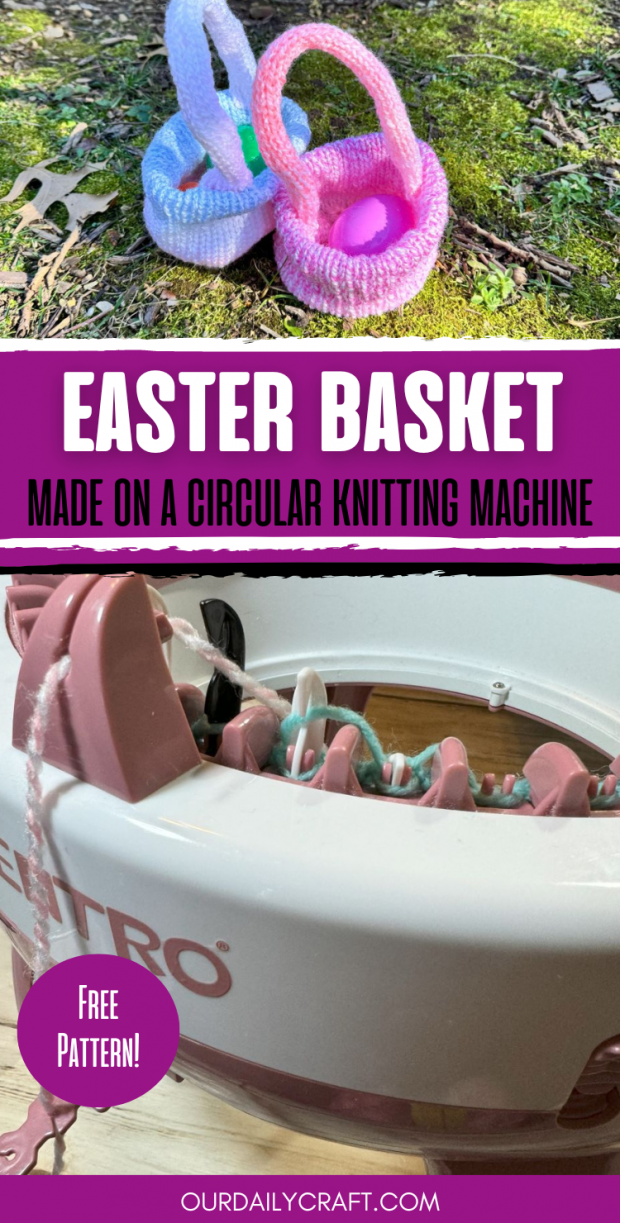 Sentro Easter Basket Knitting Pattern - Our Daily Craft