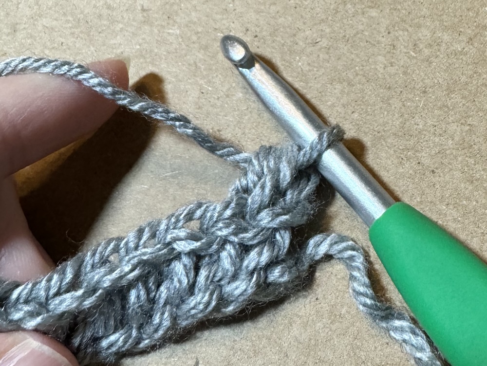 How to Work Third Loop Half Double Crochet - Our Daily Craft