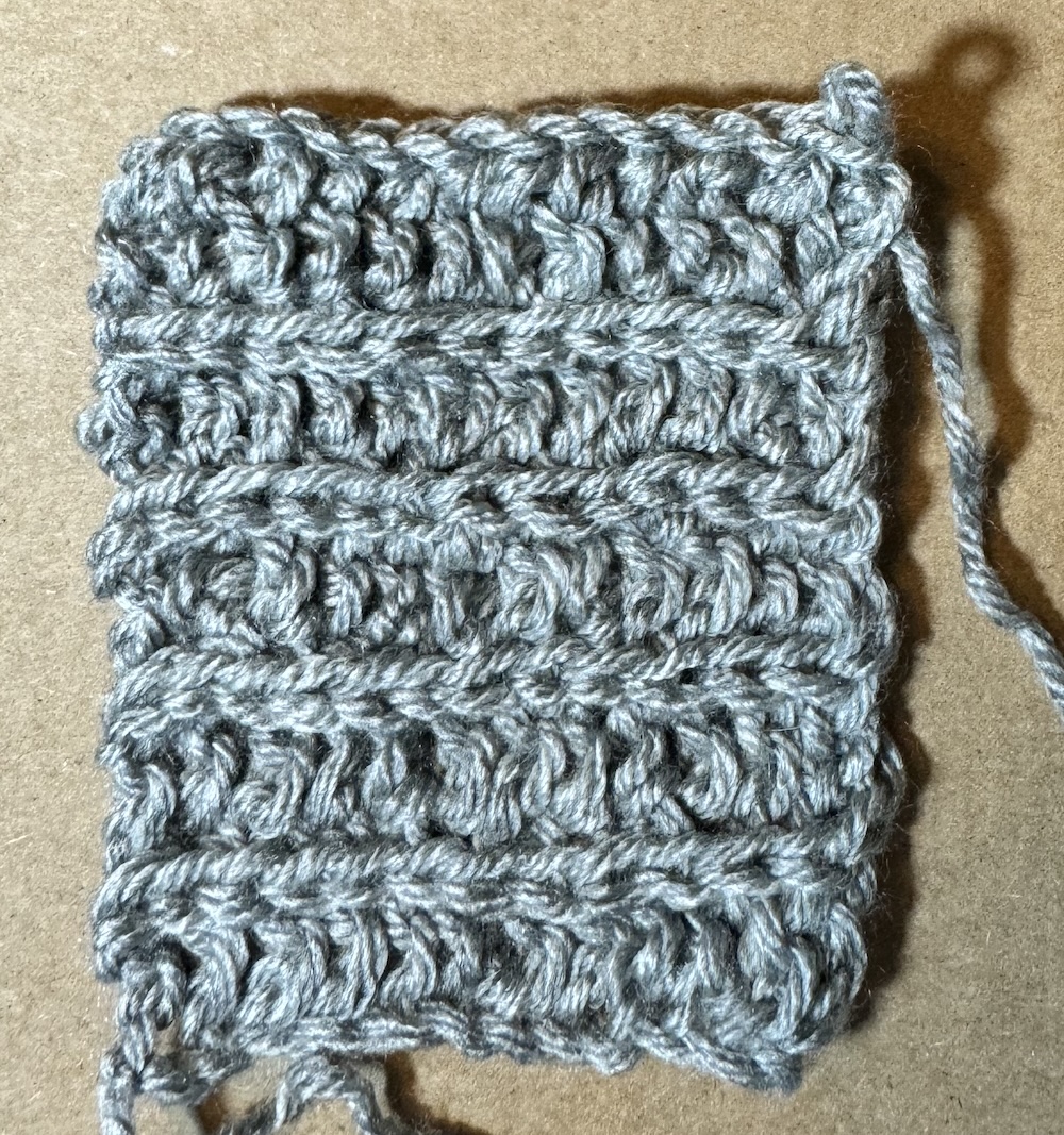 How to Work Third Loop Half Double Crochet - Our Daily Craft