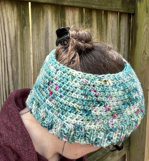 Eureka Messy Bun Hat Crochet Pattern - Our Daily Craft