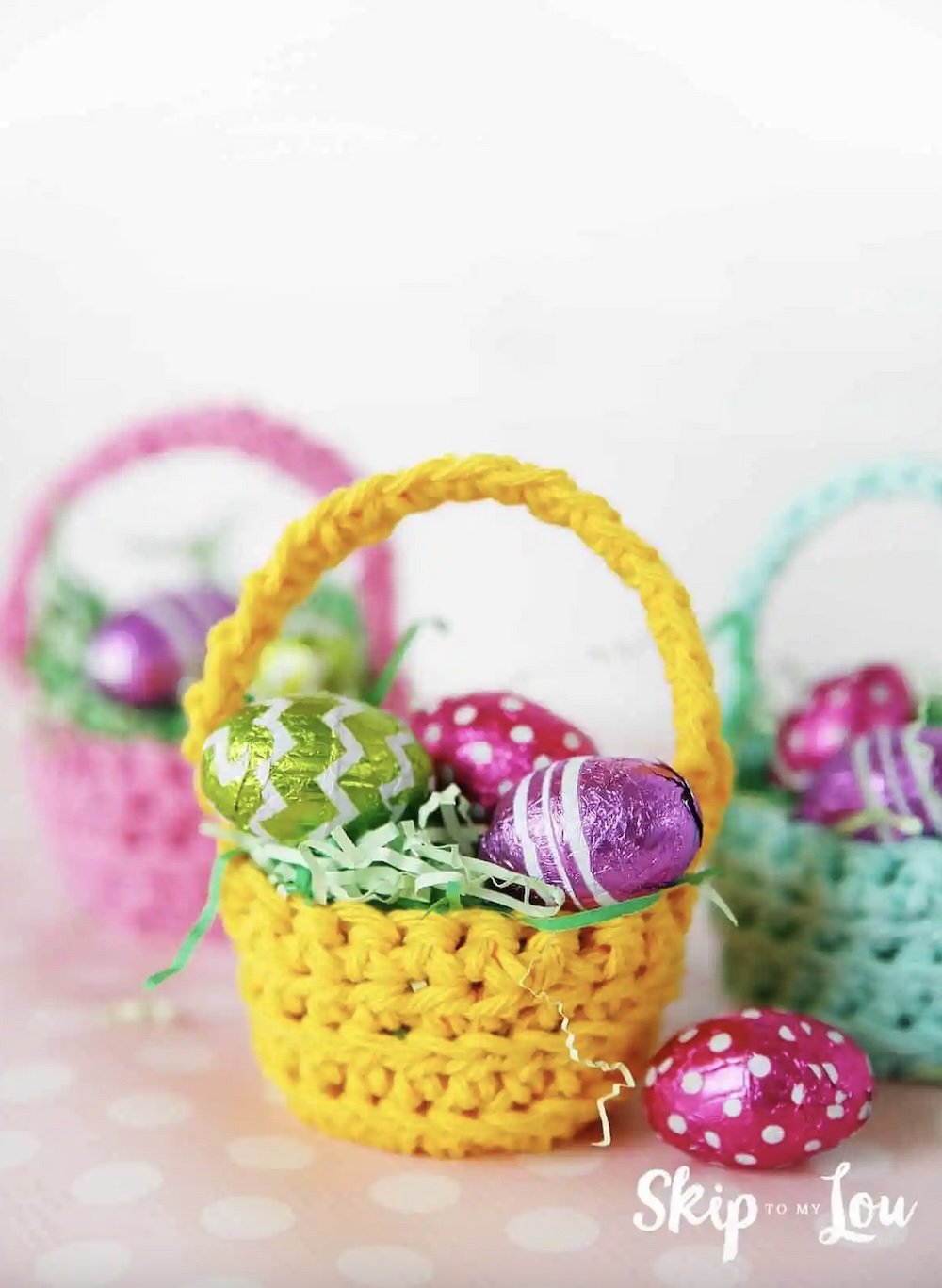 Crochet Easter Basket Patterns - Our Daily Craft